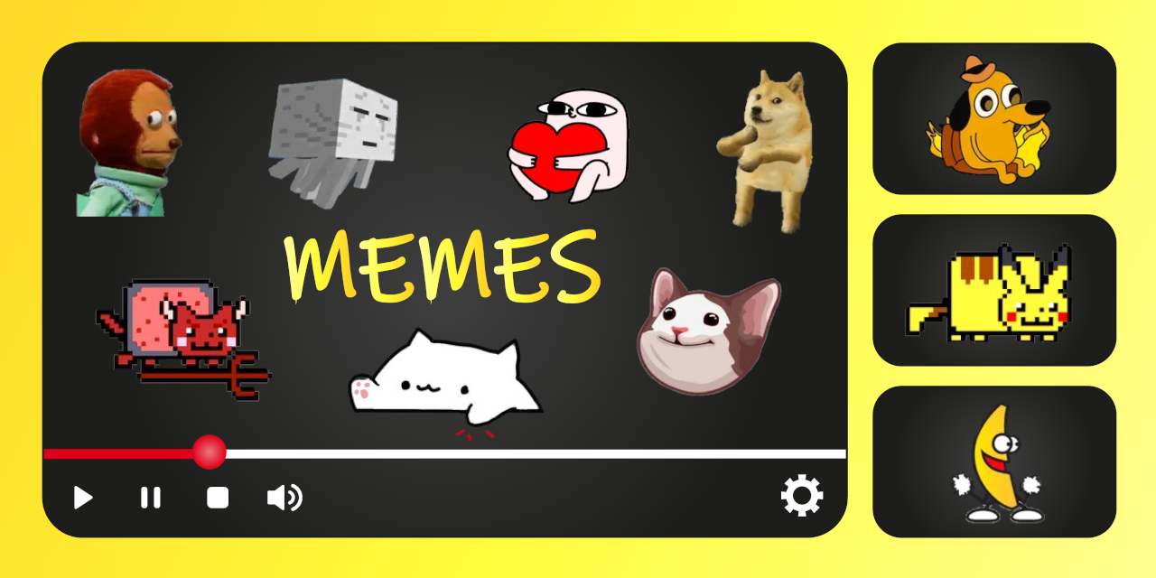 Memes Progress Bar Collection for YouTube - YouTube progress bar collection