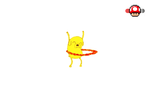 Adventure Time Jake Happy Hula Hoop - YouTube Progress Bar Style