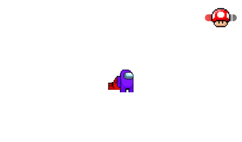 Among Us Purple Character Dead Body Reported