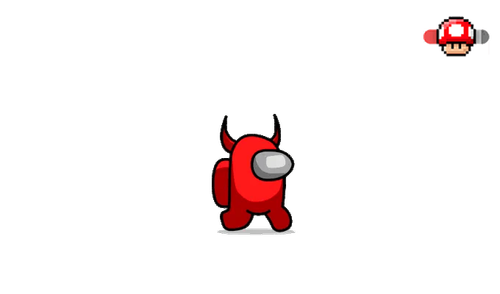 Among Us Red Impostor Devil