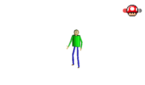 Baldi does the Fortnite Default Dance