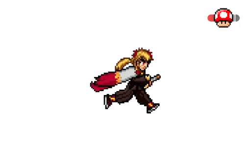 Demon Slayer Pixel Kyojuro Rengoku Run - YouTube Progress Bar Style
