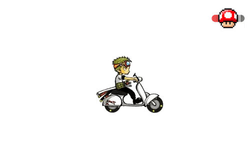 One Piece Roronoa Zoro Scooter