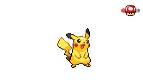 Pokémon Pikachu Wave Hello Pixel - YouTube Progress Bar Style