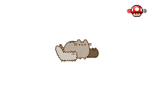 Pusheen with Stormy and Pip progress bar for YouTube