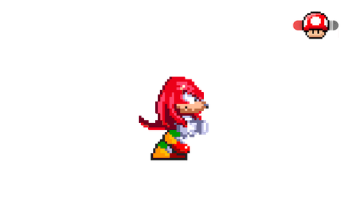 Sonic the Hedgehog Knuckles the Echidna Pixel Run