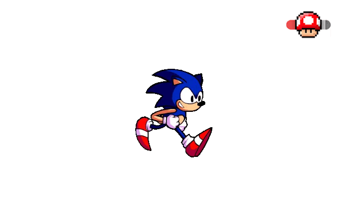 Sonic The Hedgehog Running Animation